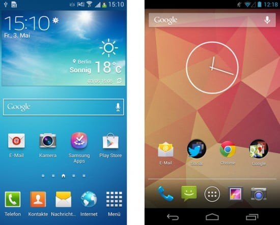 TouchWiz Nature UX 2.0 versus Android Puro, quem é melhor ...